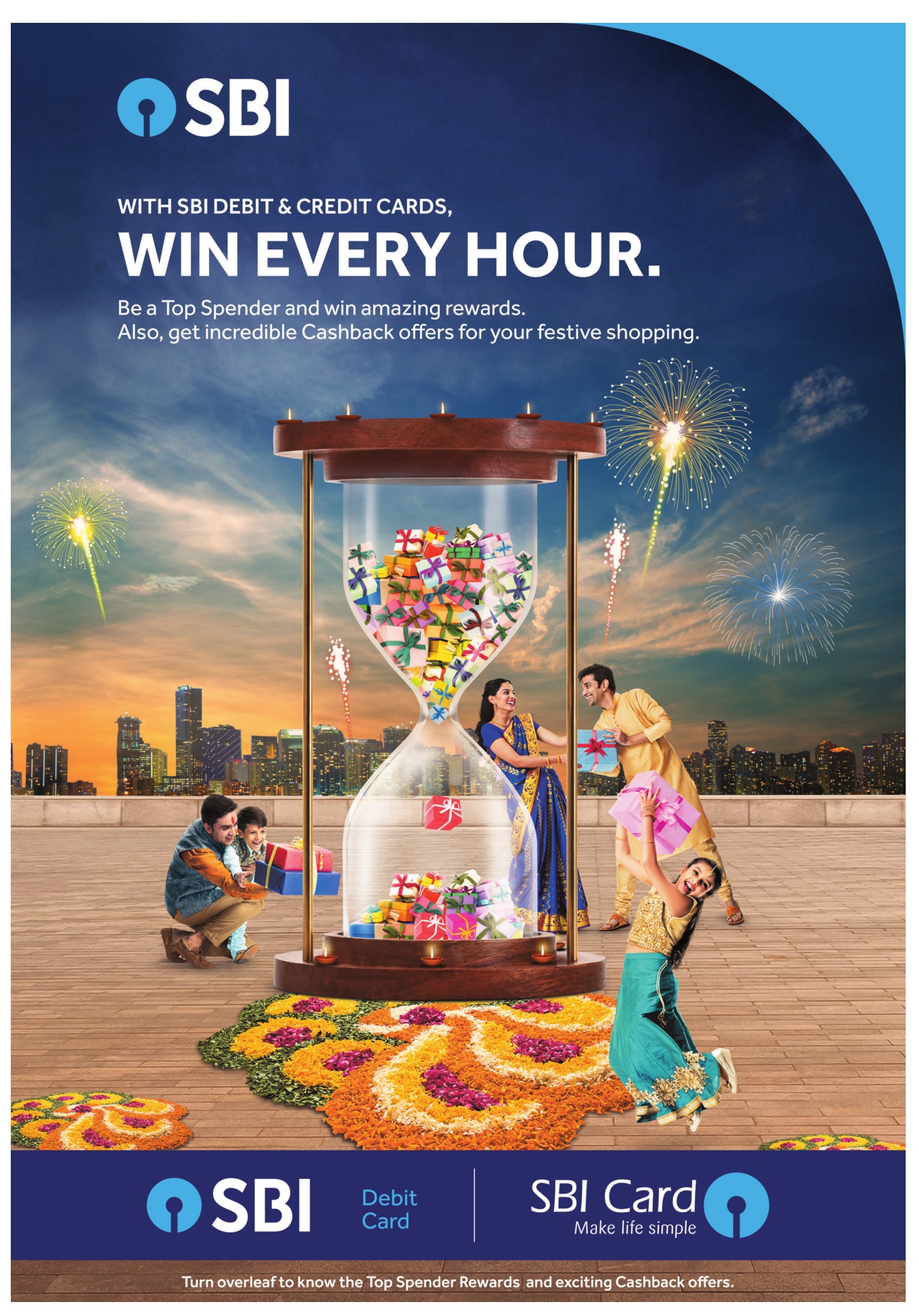 Sbi With Sbi Debit And Credit Cards Win Every Hour Ad Advert Gallery