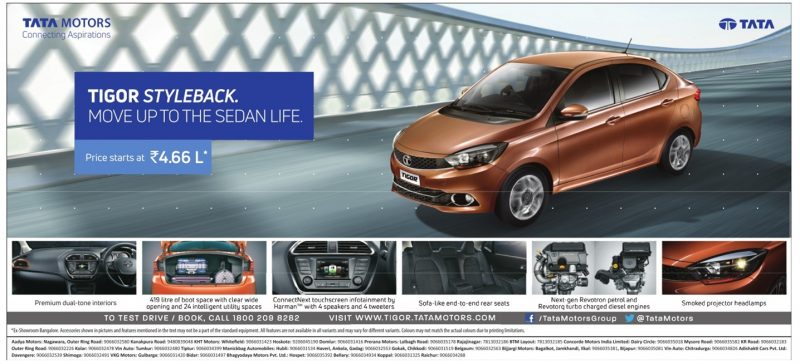 Tata Motors Advertisements in Newspapers - Advert Gallery
