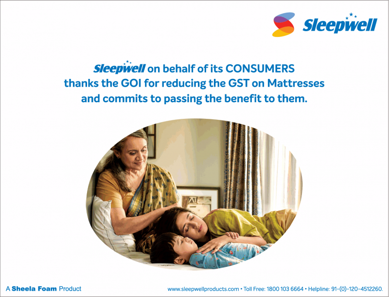 View Latest Collection of Sleepwell Advertisements in Newspapers