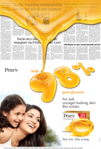 Pears Soap With 98% Pure Glycerin For Soft Younger Looking Skin Ad ...
