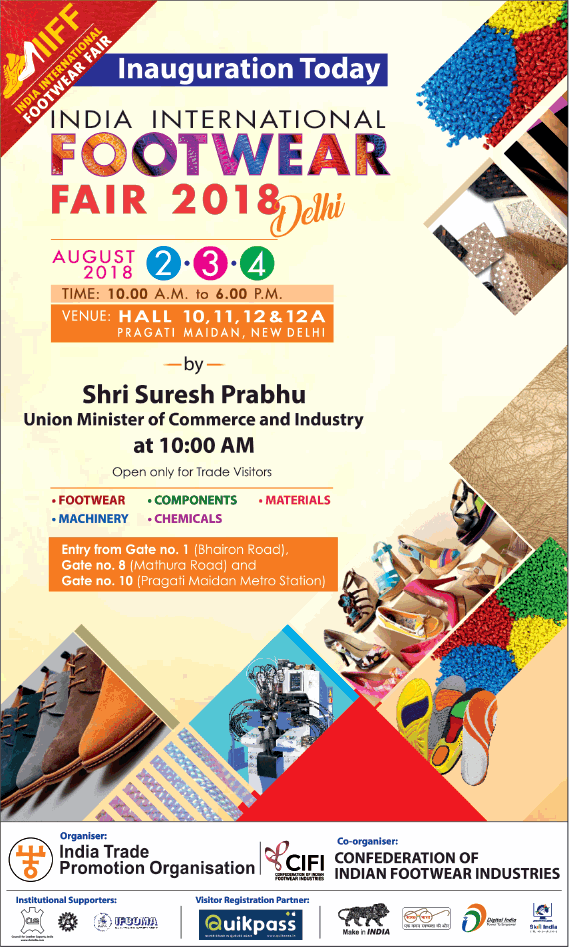 India International Footwear Fair 2018 Delhi Ad Advert Gallery India International Footwear Fair 2018 Delhi Ad Advert Gallery