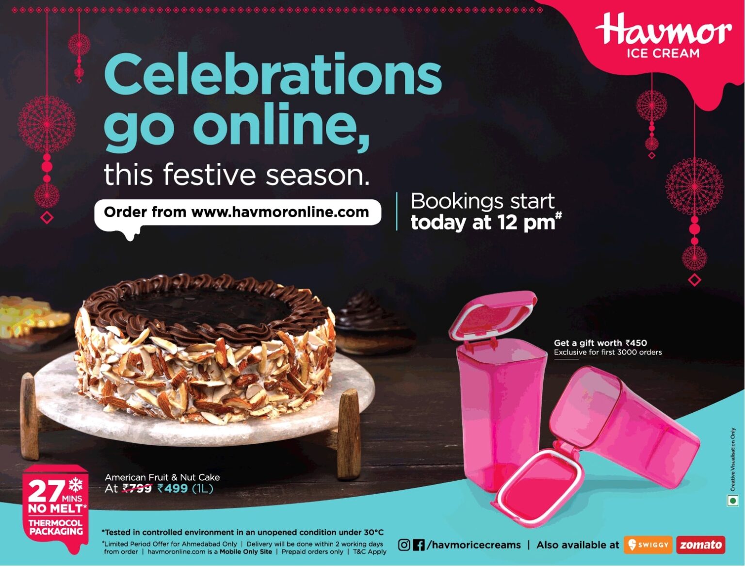 Havmor Ice Cream Advertisements in Newspaper - Advert Gallery Collection