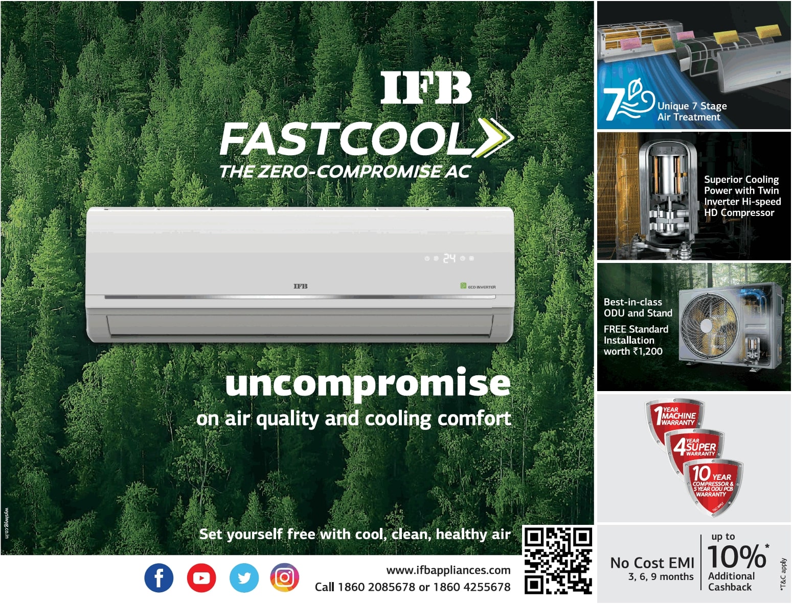 Ifb Fastcool The Zero Compromise Ac Ad Advert Gallery Ifb Fastcool The Zero Compromise Ac Ad Advert Gallery